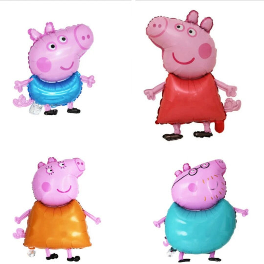 Giant Peppa Pig Balloons Kids Birthday Party Foil Balloons/george Pig ...