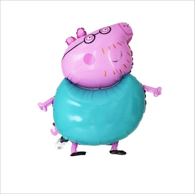 Giant Peppa Pig Balloons Kids Birthday Party Foil | Etsy