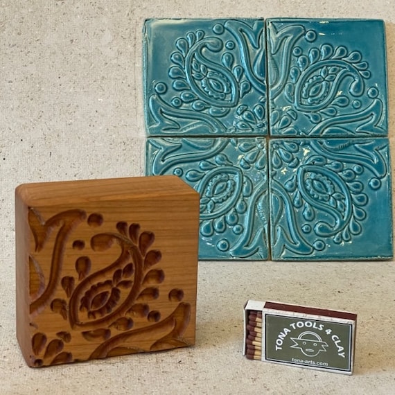 Clay Stamp Quarter Stamp Tile Field Ceramic Pottery Texture - Etsy