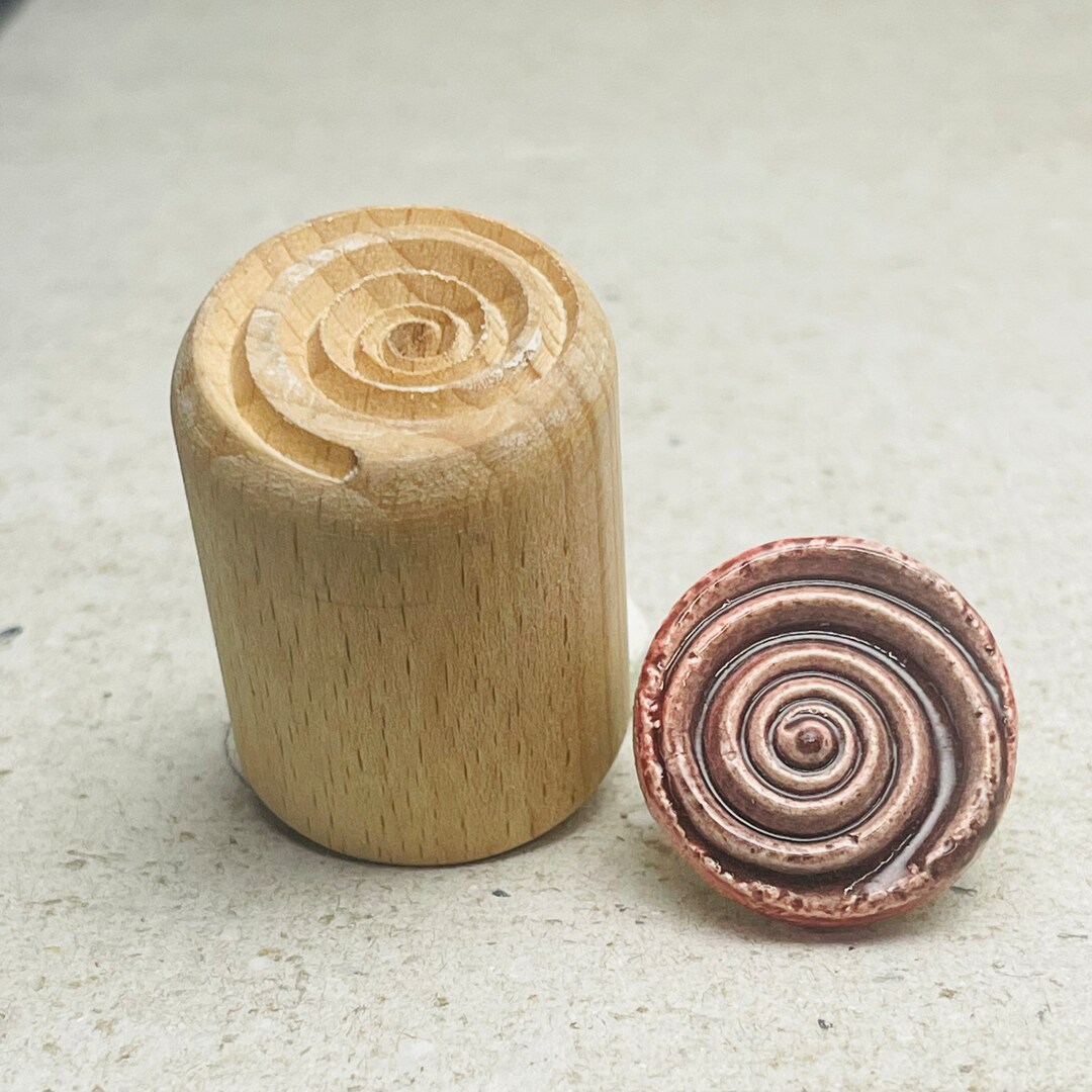 Round Clay Stamp Structures Ceramic Pottery Jewelry - Etsy