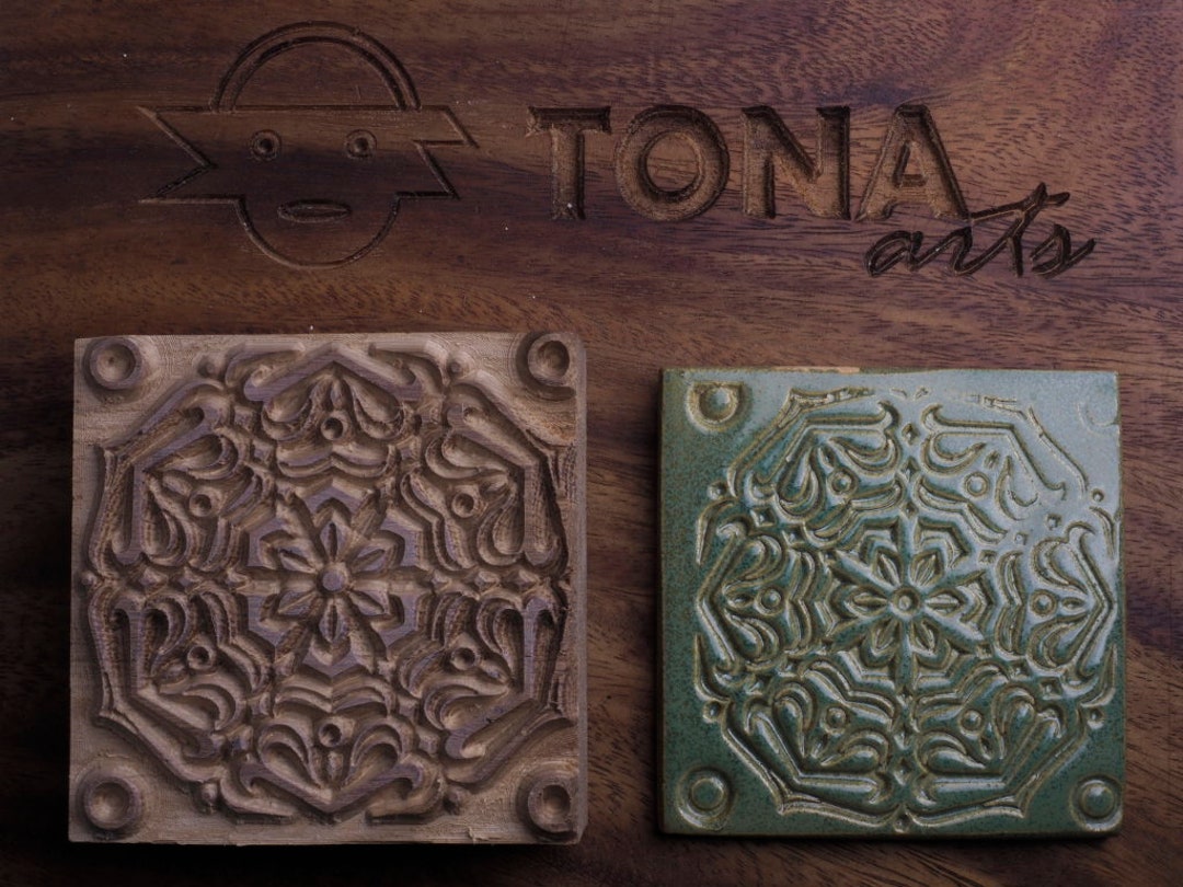 Clay Stamp Structures Tiles Ceramic Pottery Texture Embossing - Etsy
