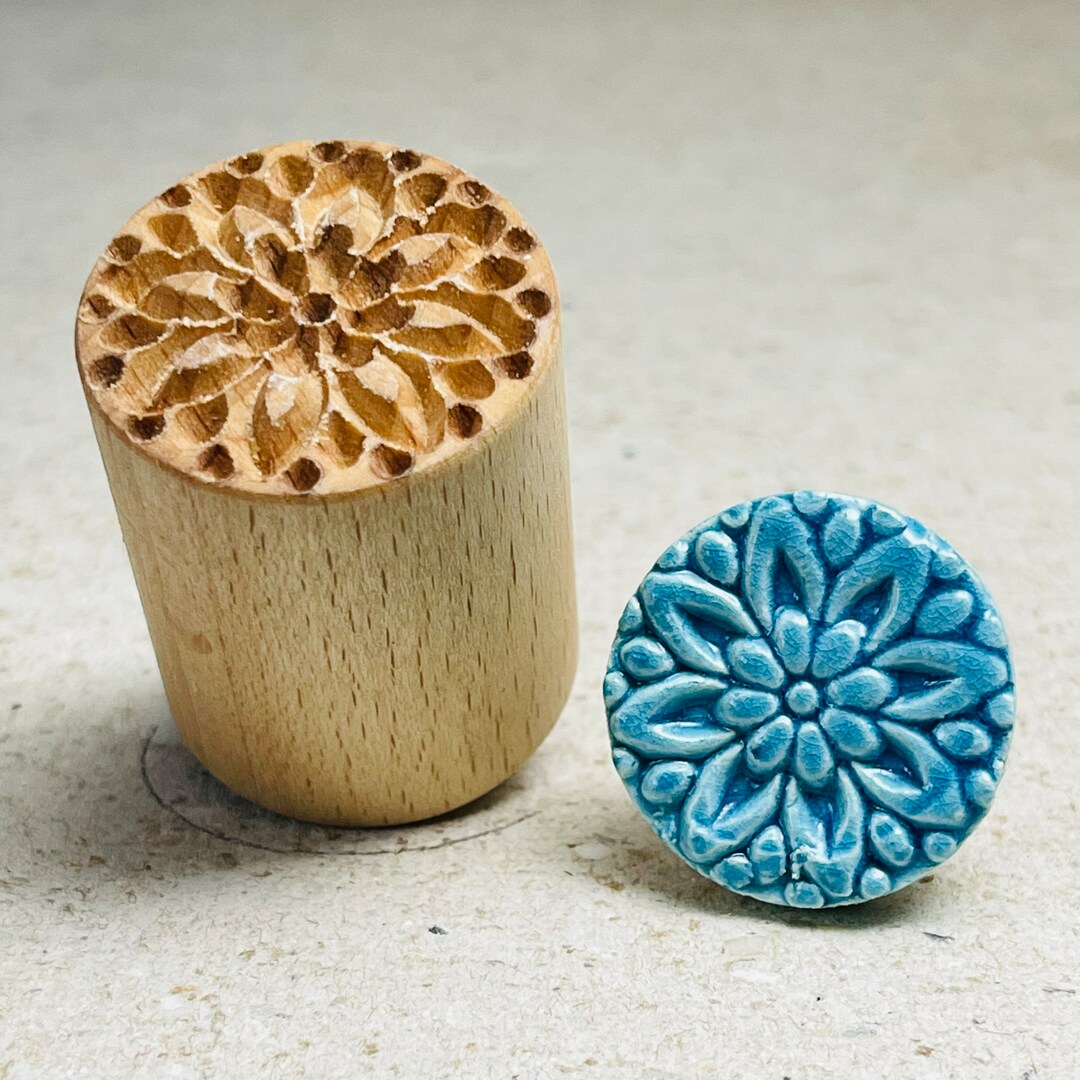 Round Clay Stamp Structures Ceramics Pottery Jewelry - Etsy