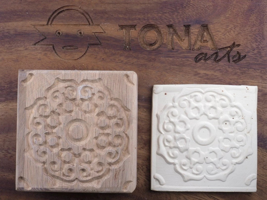 Clay Stamp Structures Tiles Ceramic Pottery Texture Embossing - Etsy