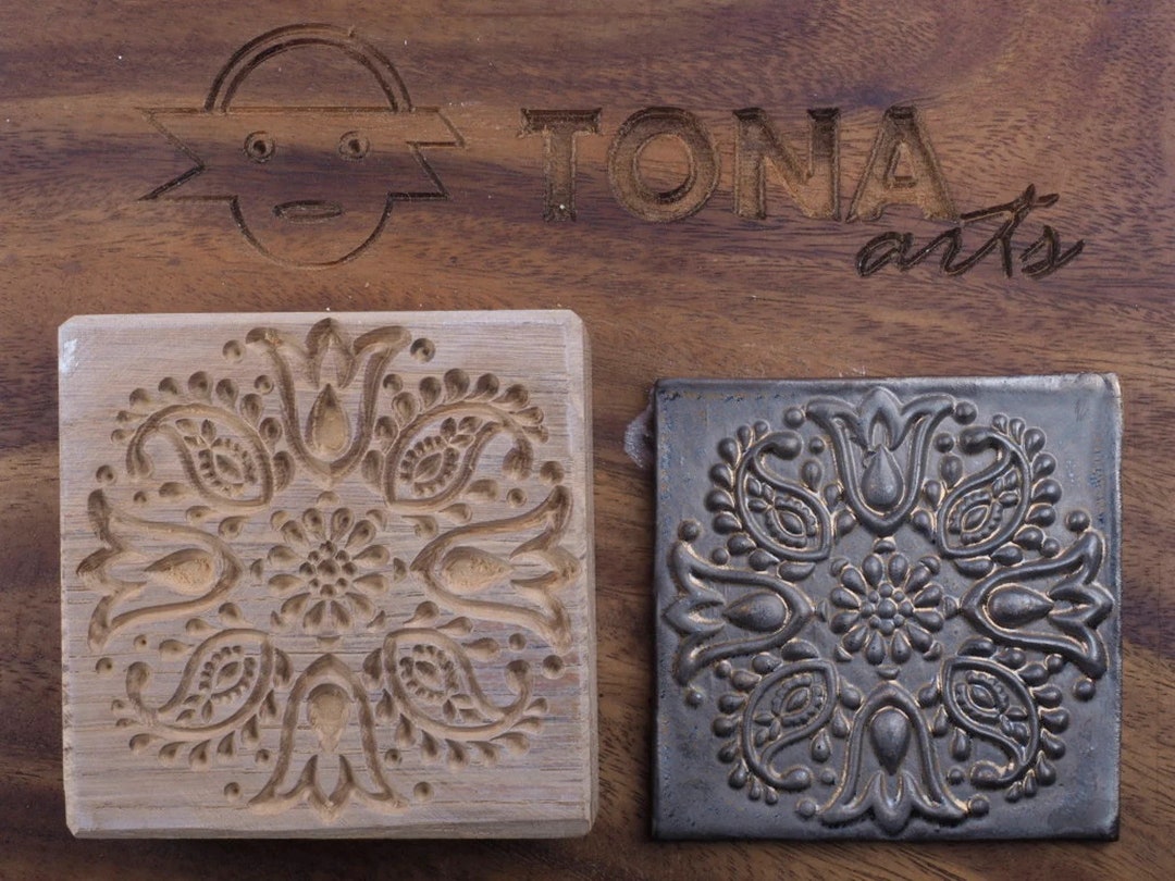 Clay Stamp Structures Tiles Ceramic Pottery Texture Embossing - Etsy