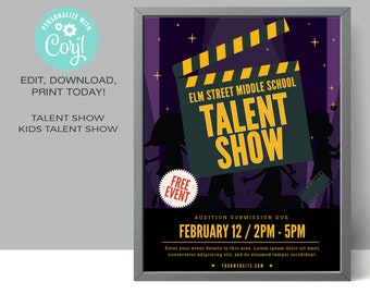 Variety Show Poster Template