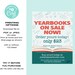 Yearbook Sales Flyer Template • Editable Yearbook Sales Flyer • PTA PTO ...