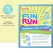 Fun Run Flyer Template • Kids Run • Template | Editable Template ...