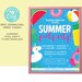 Summer Pool Party Flyer Template • Pool Party • Swim Party Template ...