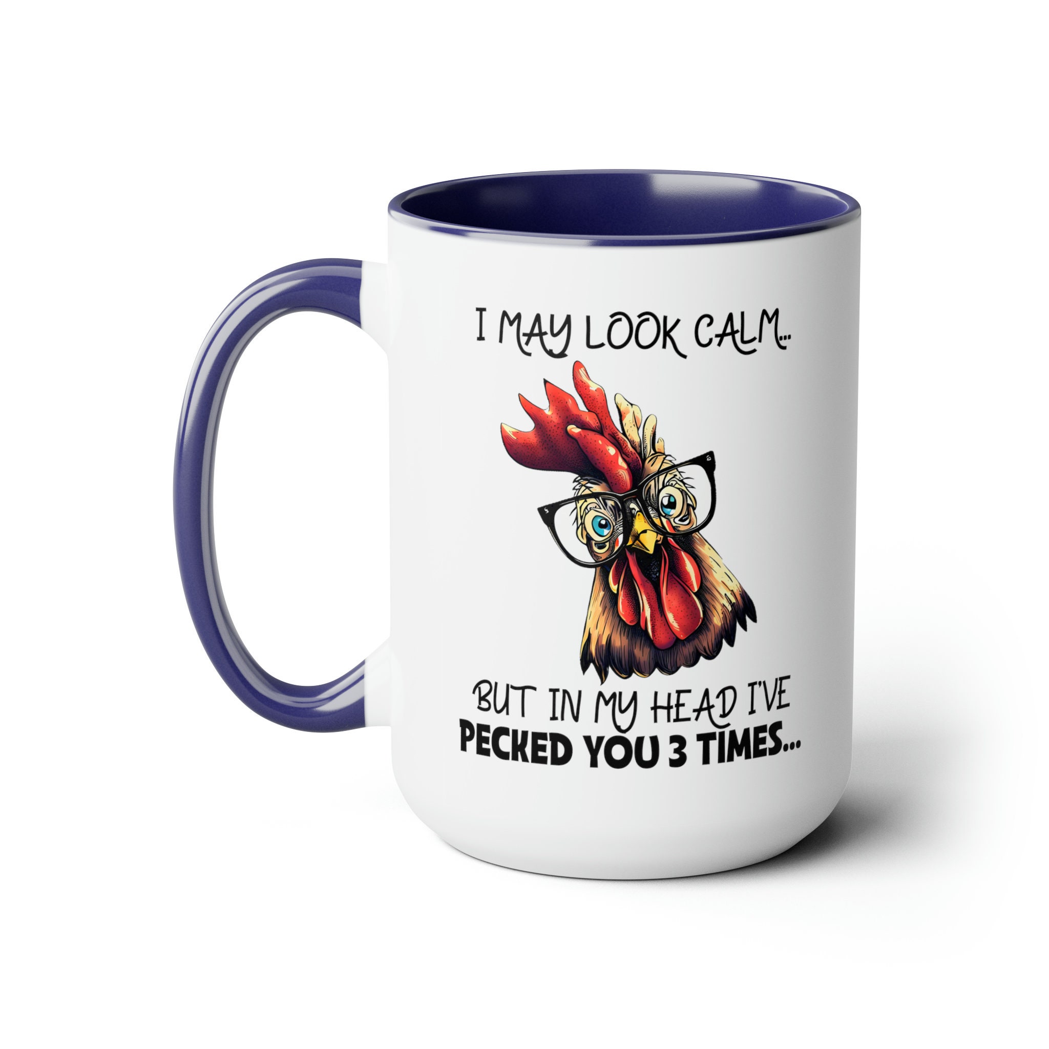 Mad Rooster Coffee Mug Funny Chicken Coffee Cup Coworker Gift for Him ...