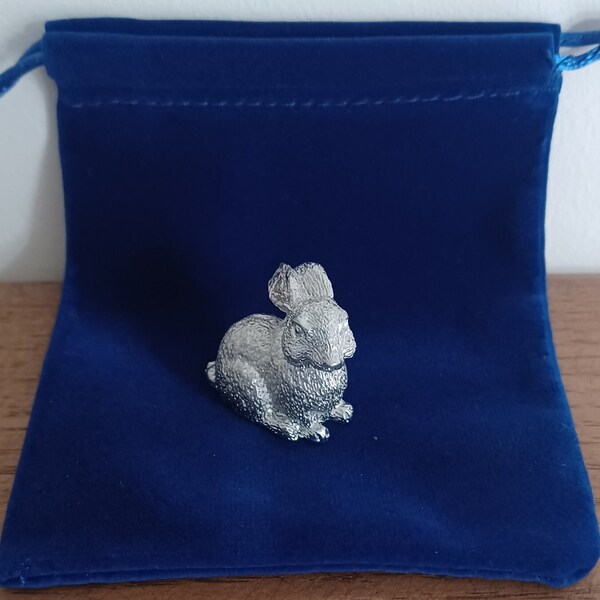 Pewter Rabbit - Etsy UK