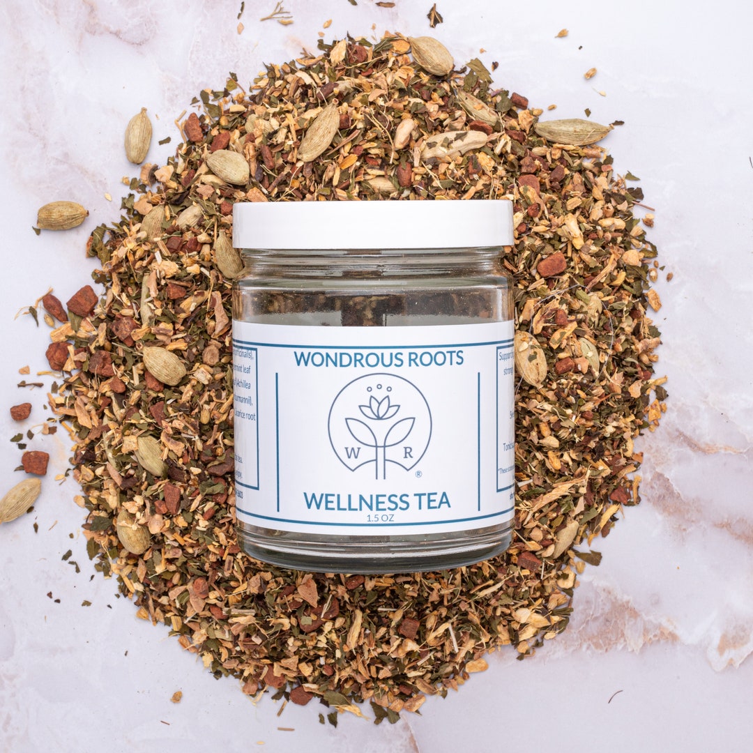 WELLNESS TEA Wondrous Roots Cold 'n Flu, Immune, Digestion, Ginger Root ...