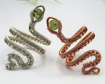 Wire Snake Ring - Etsy