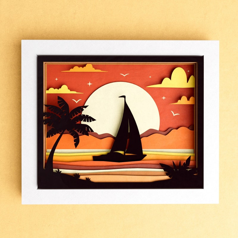 3 Layer Svg Ocean - Etsy