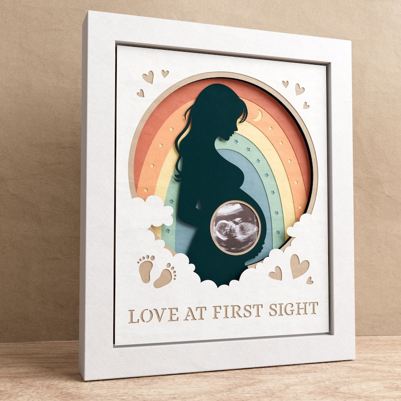 Baby Shadow Box - Etsy