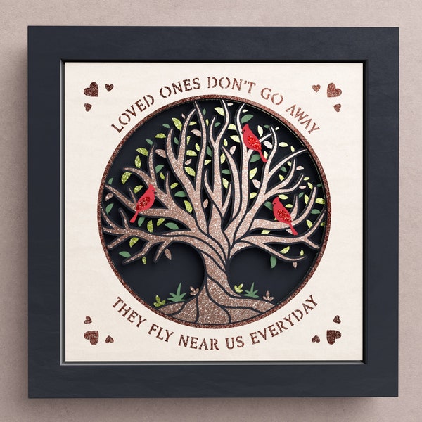 Cardinal Shadow Box - Etsy