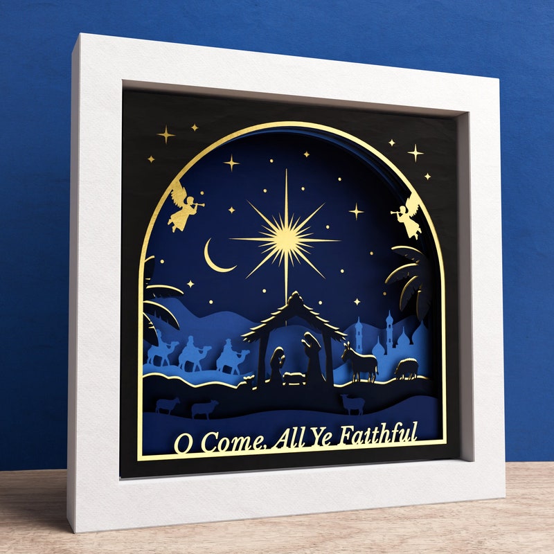 3d Shadow Baby Box Svg - Etsy