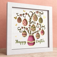 3D Rabbit Shadow Box Template, Papercut SVG (digital Download) - Etsy