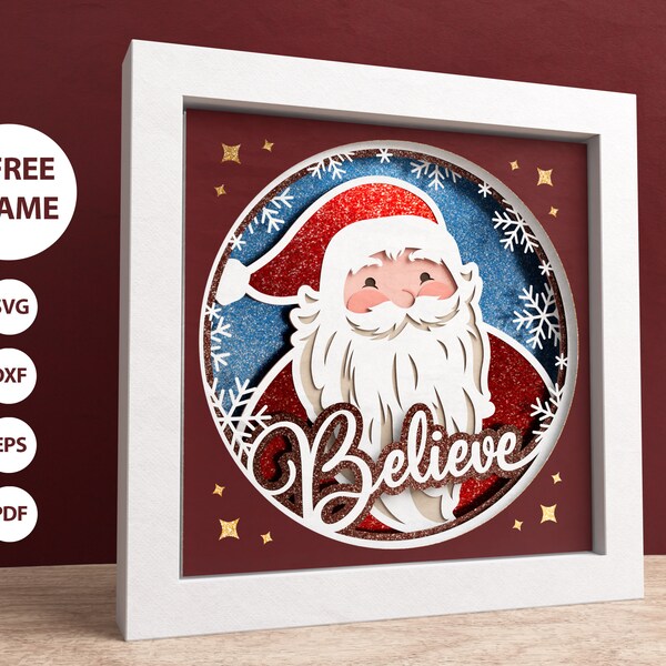 Christmas Shadow Box - Etsy