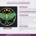 3D Luna Moth Shadow Box, Animal Shadow Box SVG, Mystical Moth Papercut ...
