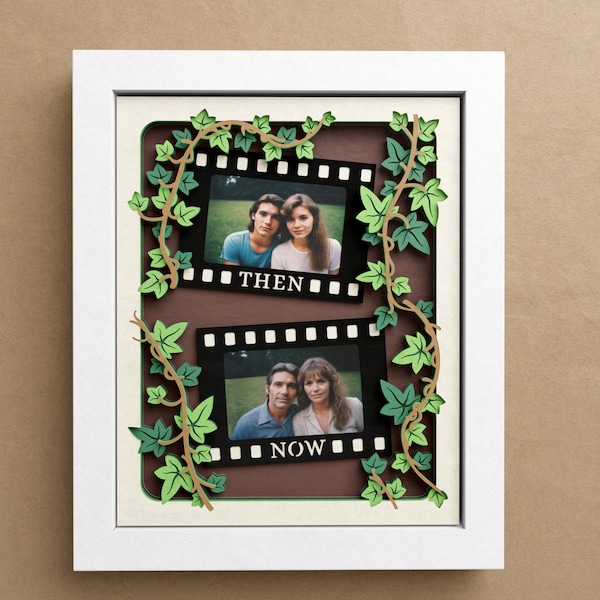 Friendship Then and Now Frame - Etsy