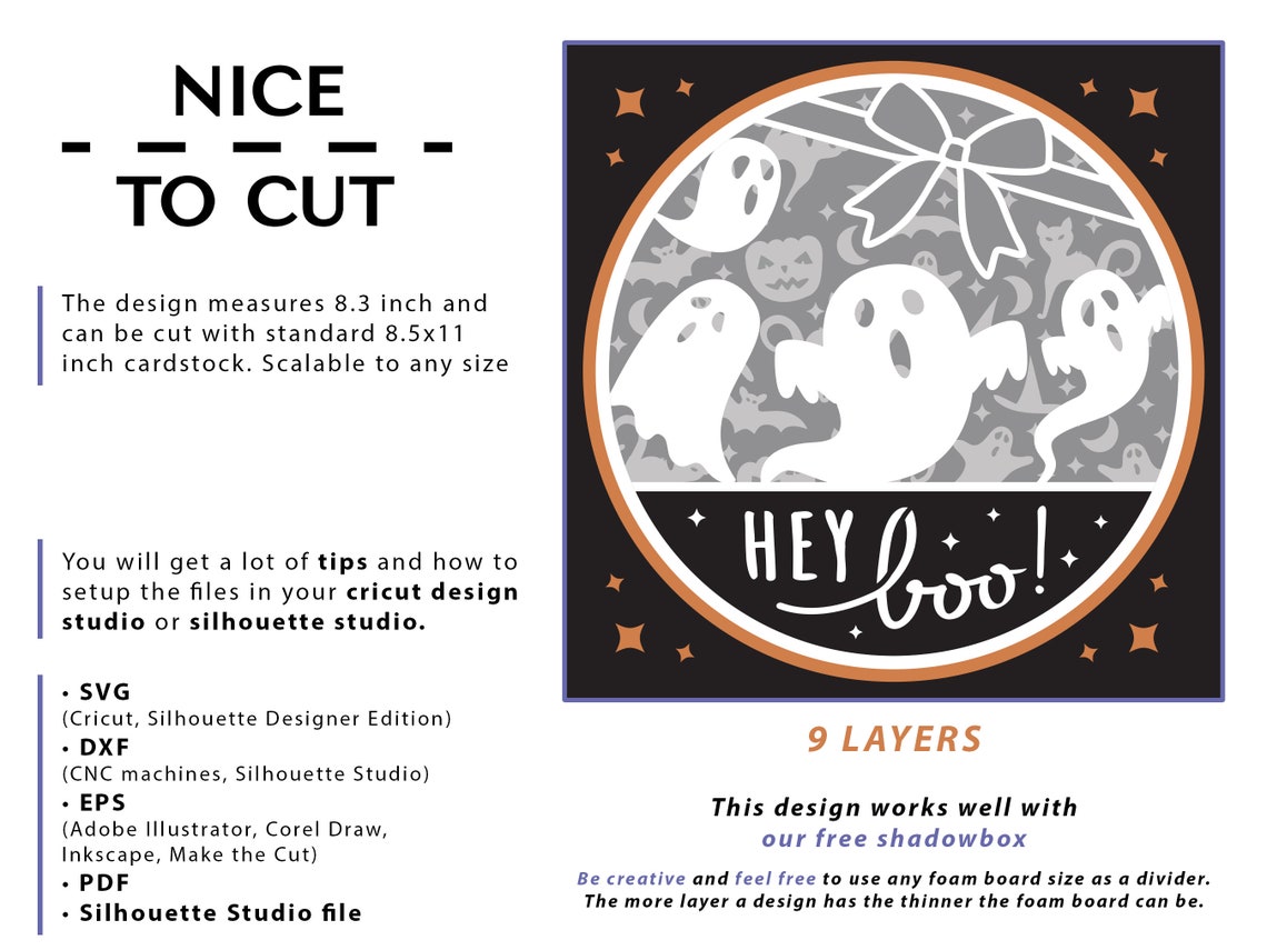 3D Halloween Shadow Box Bundle, Welcome Witches, Hocus Pocus Shadow Box ...
