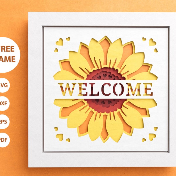 Sunflower Card Box - Etsy