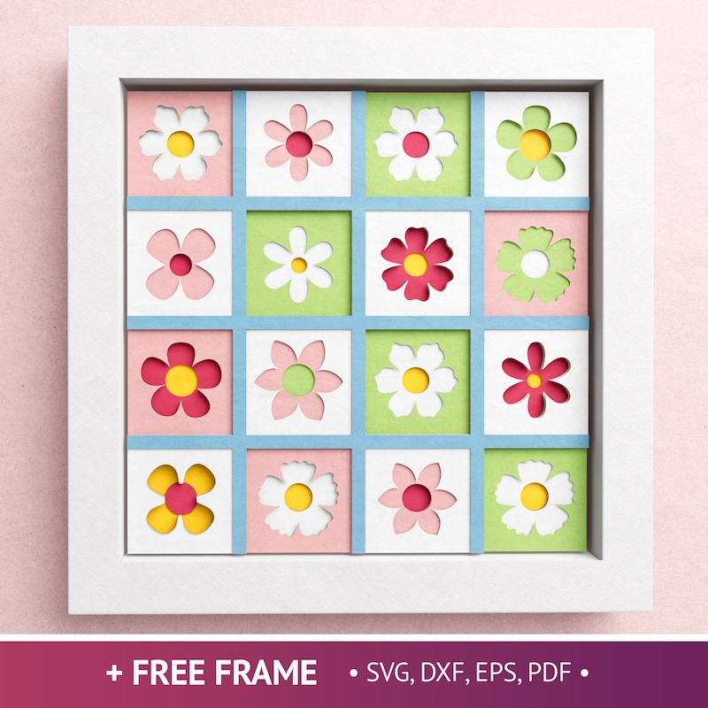 Vintage Shadow Box Flower - Etsy