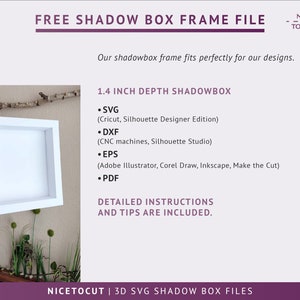 3D Dreamcatcher Shadow Box, Celestial Shadow Box, Feathers 3D SVG ...