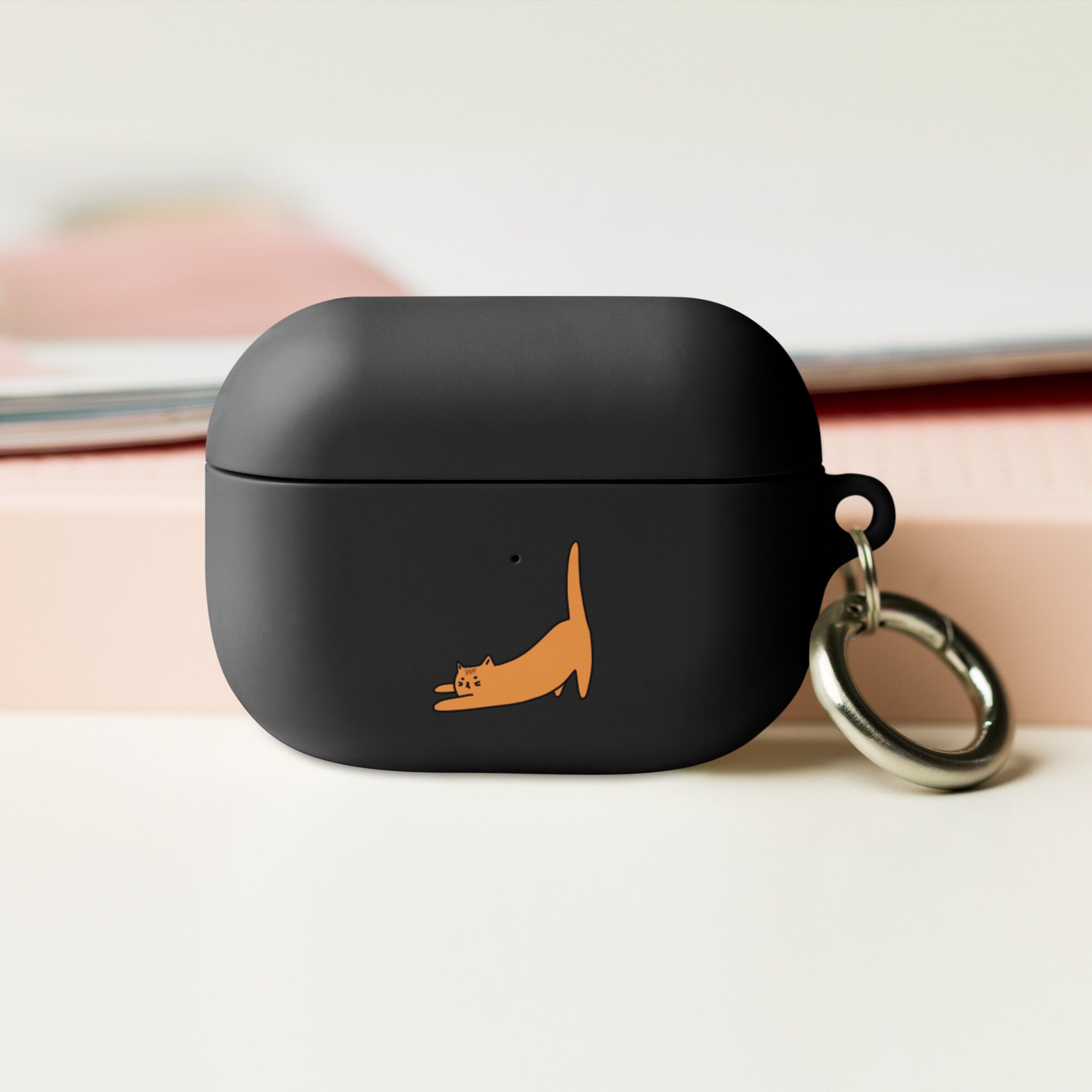 Airpods Case - Fat Ginger Cat Stretch | Protective Airpods Case | Cute ...
