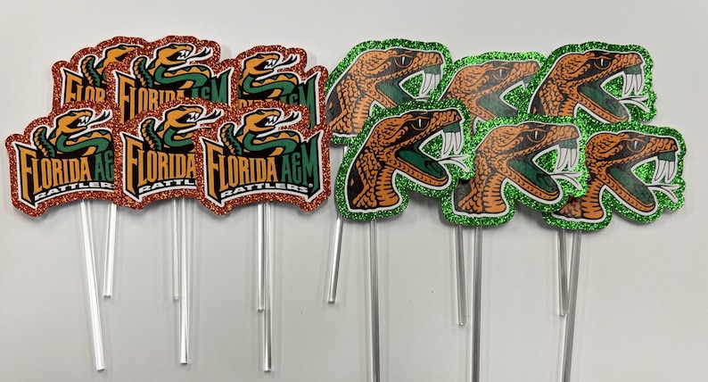 Famu Cupcake Toppers Florida A&M University Cupcake Toppers Graduation ...