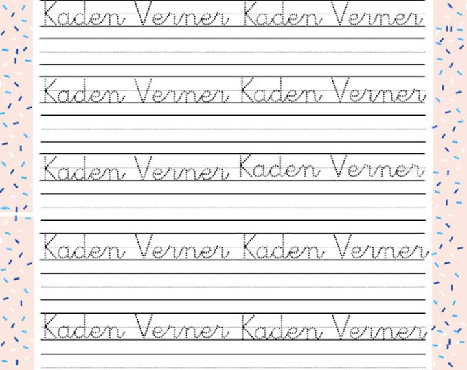 Personalized Cursive Writing Custom Signatures Personalized Cursive