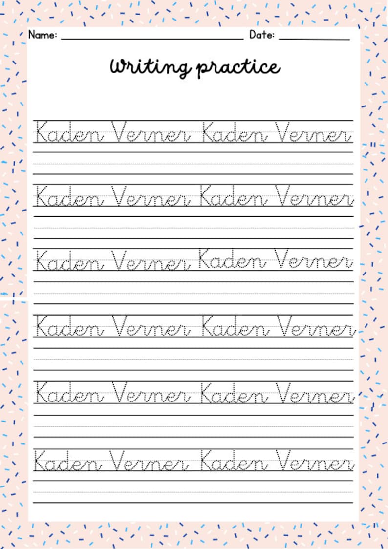 Personalized Cursive Writing, Custom Signatures, Personalized Cursive ...