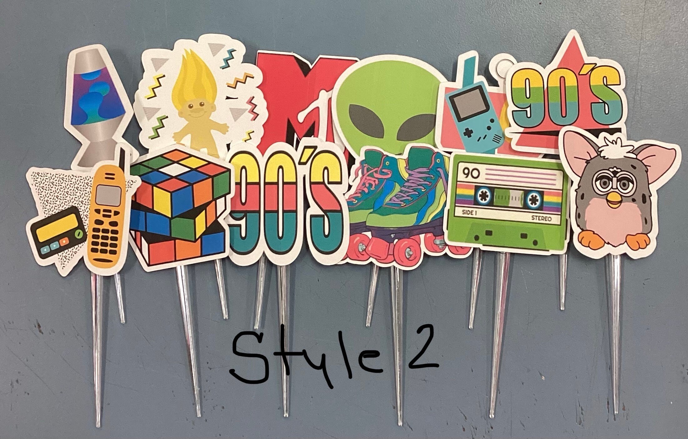 90s Cupcake Toppers, 90s Hip Hop Cupcake Toppers, 90s Hip Hop Party ...