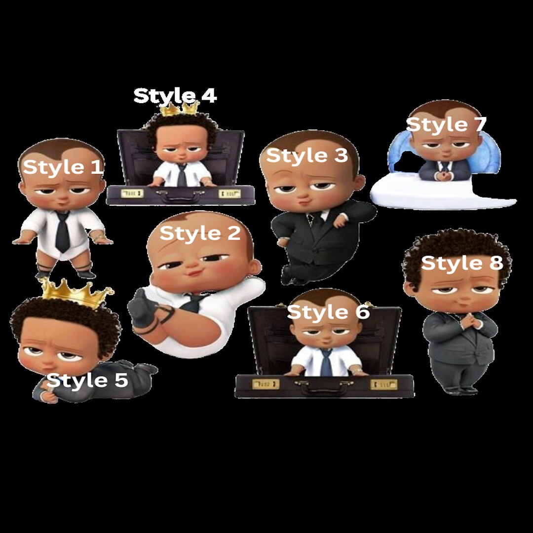 Boss Baby Boy Cut Out Birthday Character, Kids Birthday Decorations ...