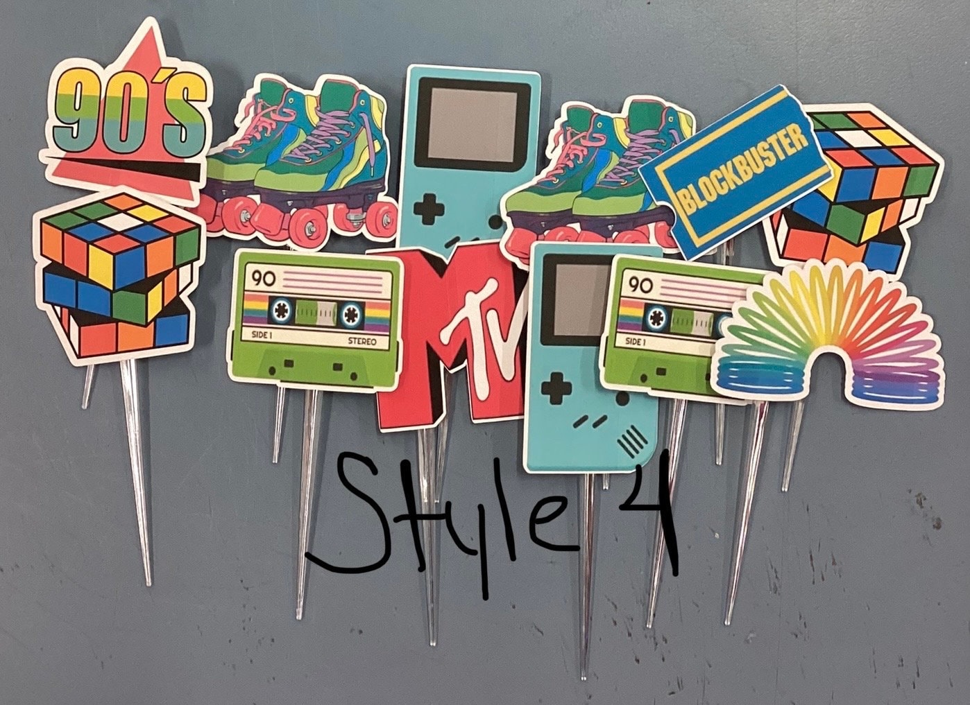 90s Cupcake Toppers, 90s Hip Hop Cupcake Toppers, 90s Hip Hop Party ...