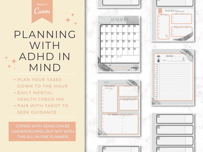 2023-adhd-daily-planner-for-adults-productivity-daily-journal-etsy