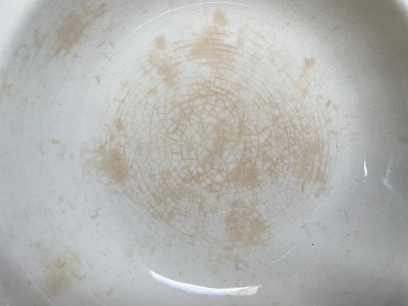 Antique Ironstone Serving Dish Antique Ironstone Low Footed Dish P ...