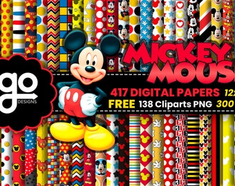 Mickey Mouse Digital | Etsy