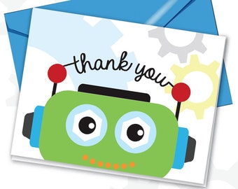 Robot Thank You | Etsy