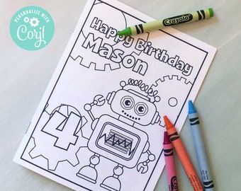 Printable Robot Paper Crown Awesome DIY Party Decor Cute Robot - Etsy