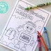 EDITABLE Robot Mini Coloring Book 8 Designs/4 Pages - Etsy