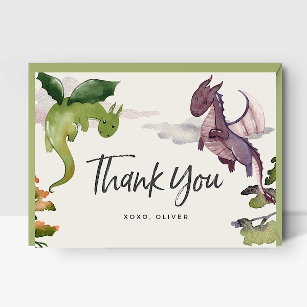 Thank You Dragon - Etsy