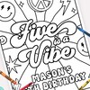 EDITABLE Bug Birthday Coloring Insect Birthday Coloring Page Activity ...