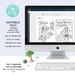 EDITABLE Robot Mini Coloring Book 8 Designs/4 Pages Coloring Sheets ...