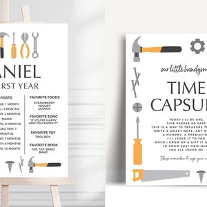 EDITABLE Builder Birthday Invitation, Handyman, Construction Invite ...