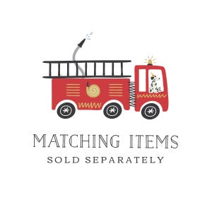 EDITABLE Fire Truck Party Pennant Set, Banner Set, Garland • Fireman ...