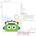 Robot Thank You Card | Robot Thank You Note | A2 Folded Card 4.25 X 5.5 ...
