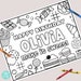 EDITABLE Sweet Birthday Coloring Pages • 3 Sizes: Letter, A4, Tabloid ...