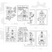 EDITABLE Robot Mini Coloring Book 8 Designs/4 Pages Coloring Sheets ...