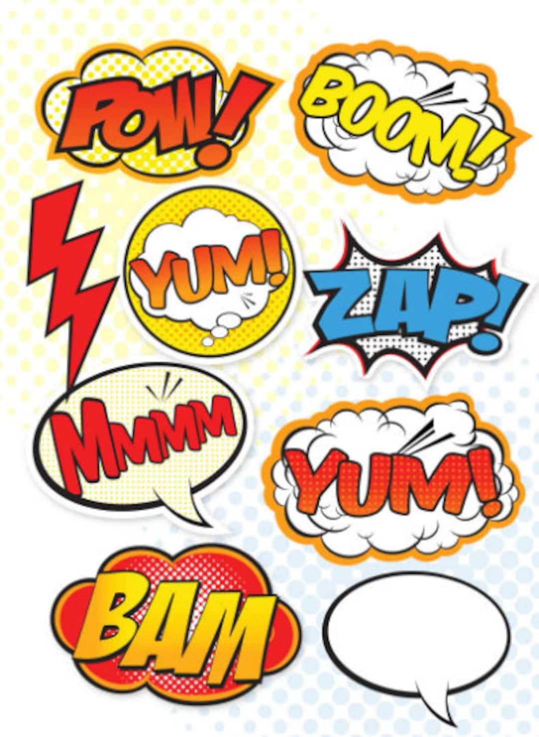Superhero Party Signs - Large, Medium & Small / Party Decor / Food and ...